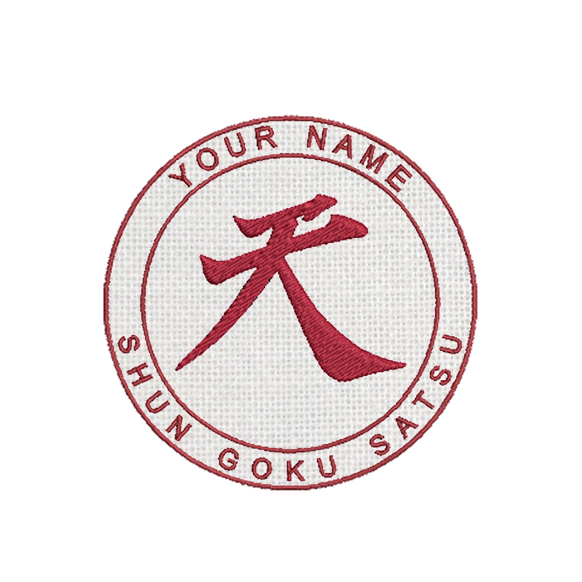 Street Fighter Akuma Embroidered Patch Iron-On Applique, Cosplay Vest ...