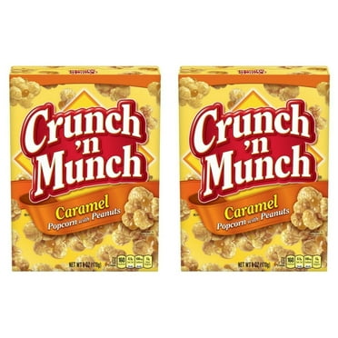CRUNCH 'N MUNCH Caramel Popcorn Clusters with Peanuts, 12 oz - Walmart.com