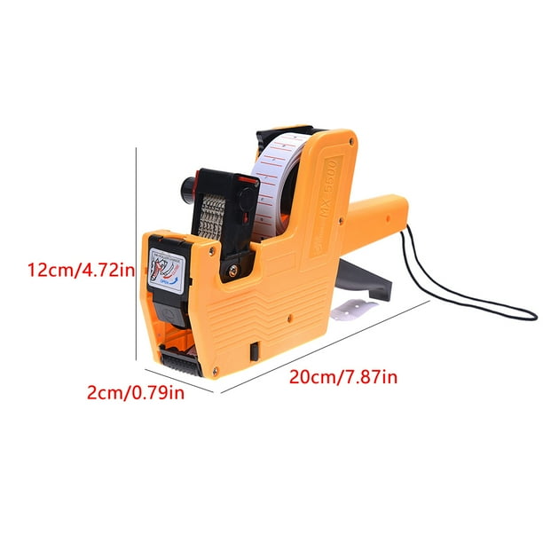 MX-5500 8 Digits Price Tag Labeler Retail Shop Grocery Store Label ...
