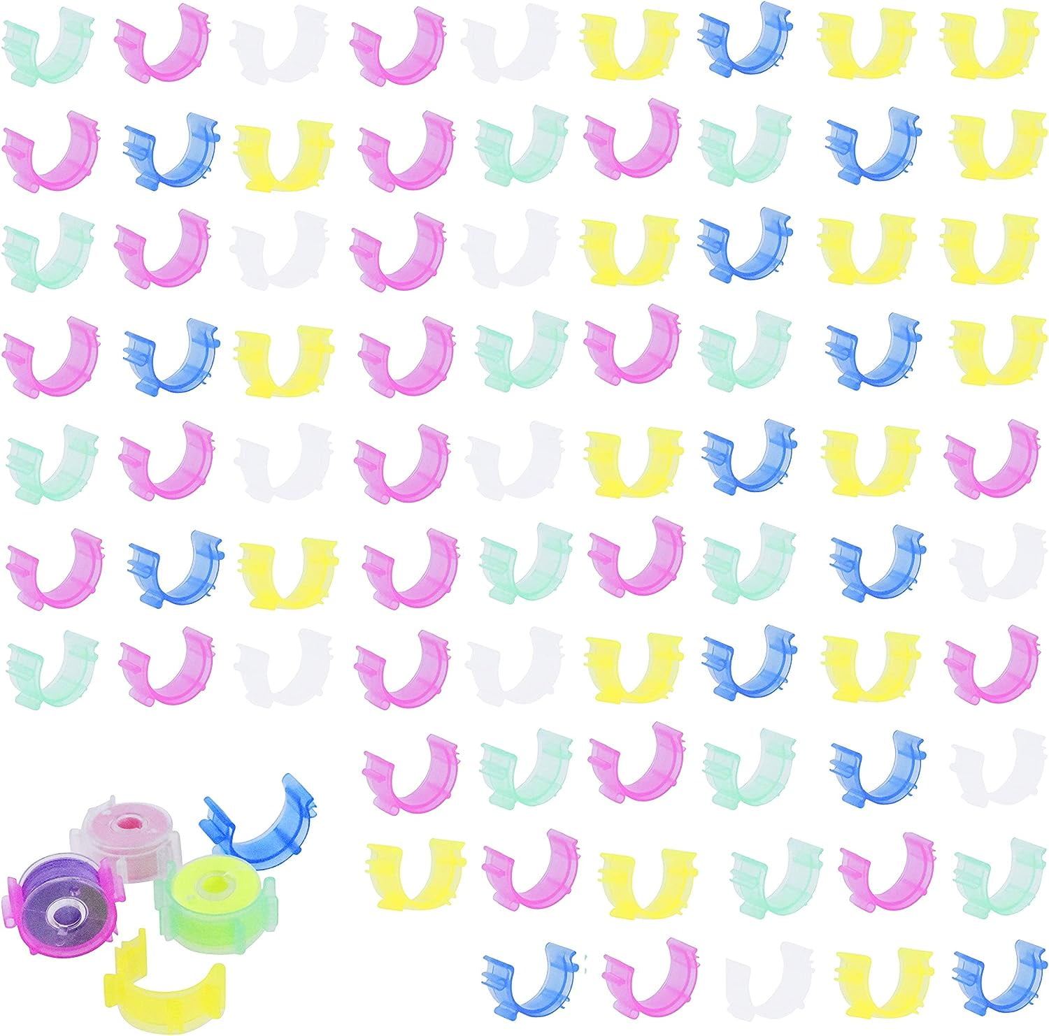 Bobbin Clips - Bobbin Holders Bobbin Clamps for Embroidery Quilting ...