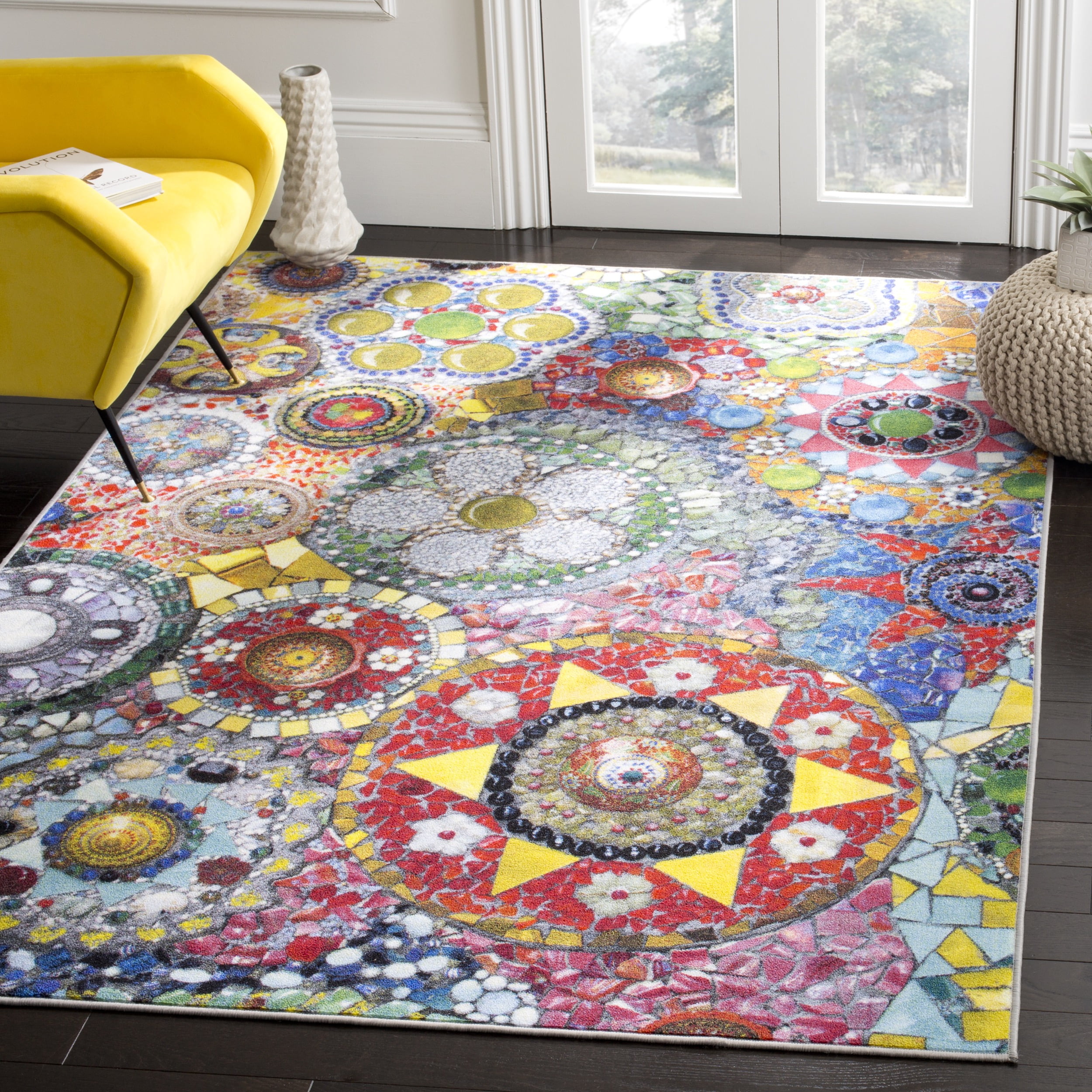 Safavieh Aztec Courtney Colorful Geometric Area Rug or Runner - Walmart.com