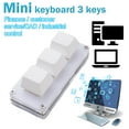 Mini 3-key Keypad Gaming Keyboard Programming Macro Mechanical Keypad ...