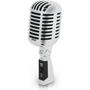 Pyle Pro® Classic Retro Vintage-style Dynamic Vocal Microphone (silver ...