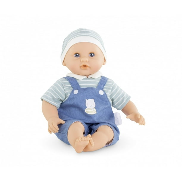 Corolle Bébé Calin Mael Boy Baby Doll - 12 Soft Body Doll with Blue ...