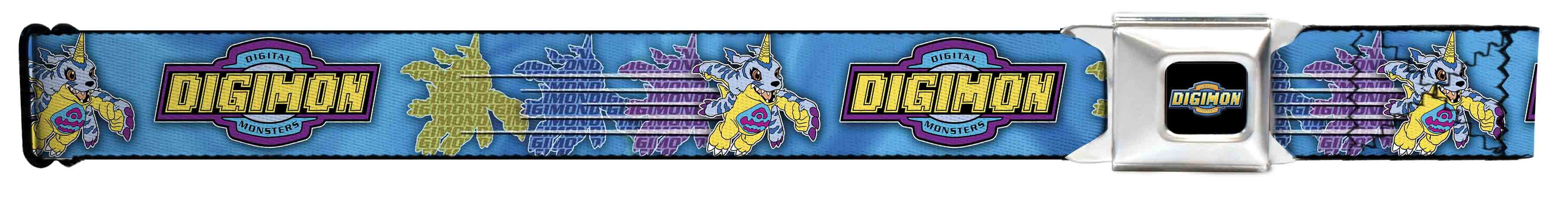 Digimon Cartoon Animated Series TV Show Gabumon Pose Seatbelt Belt ...