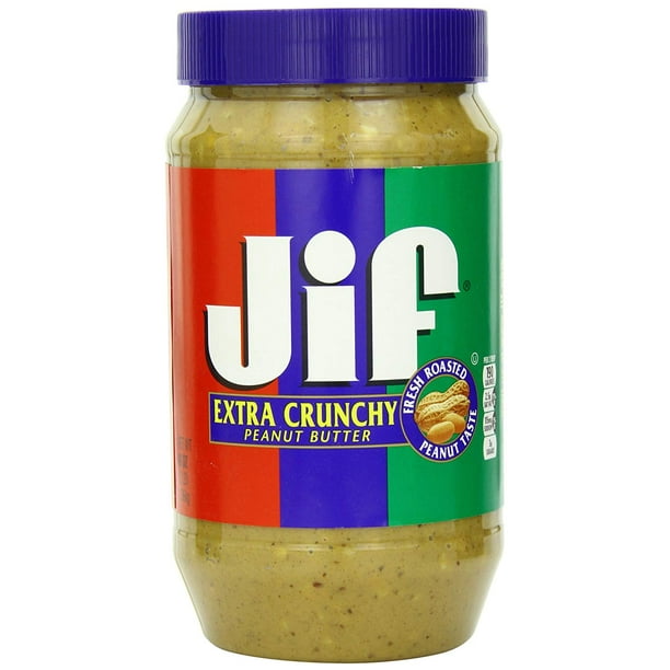 Jif Extra Crunchy Peanut Butter Twin Pack, 2 - 48 Ounce Jars - Walmart.com