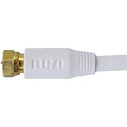 Rca Vh625whr Rg6 Coaxial Cable (25ft; White) - Walmart.com