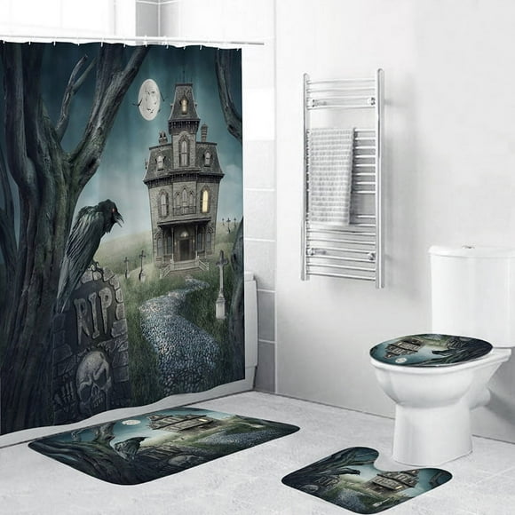 Haunted Mansion Shower Curtain