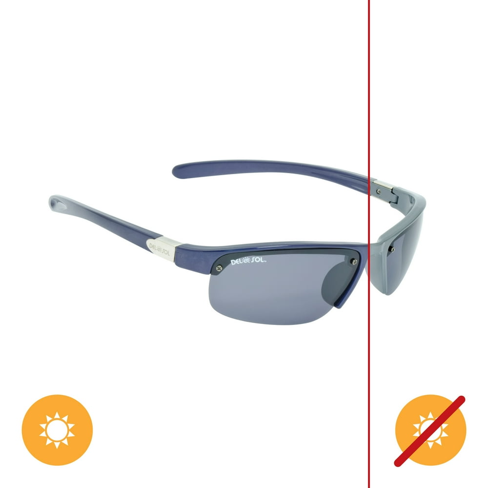 Del Sol Solize Color-Changing Sunglasses for Men - PCH - Changes Color ...
