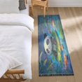 72x23.5 Runner Rug Non Slip Washable Cute Panda Baby Pattern Soft Short ...