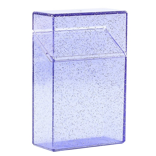 Xyer Cigarette Case Shining Clear Appearance Plastic Portable ...