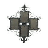 DecMode 4-Opening 4" x 6" Multi Colored Scroll Wall Photo Frame ...