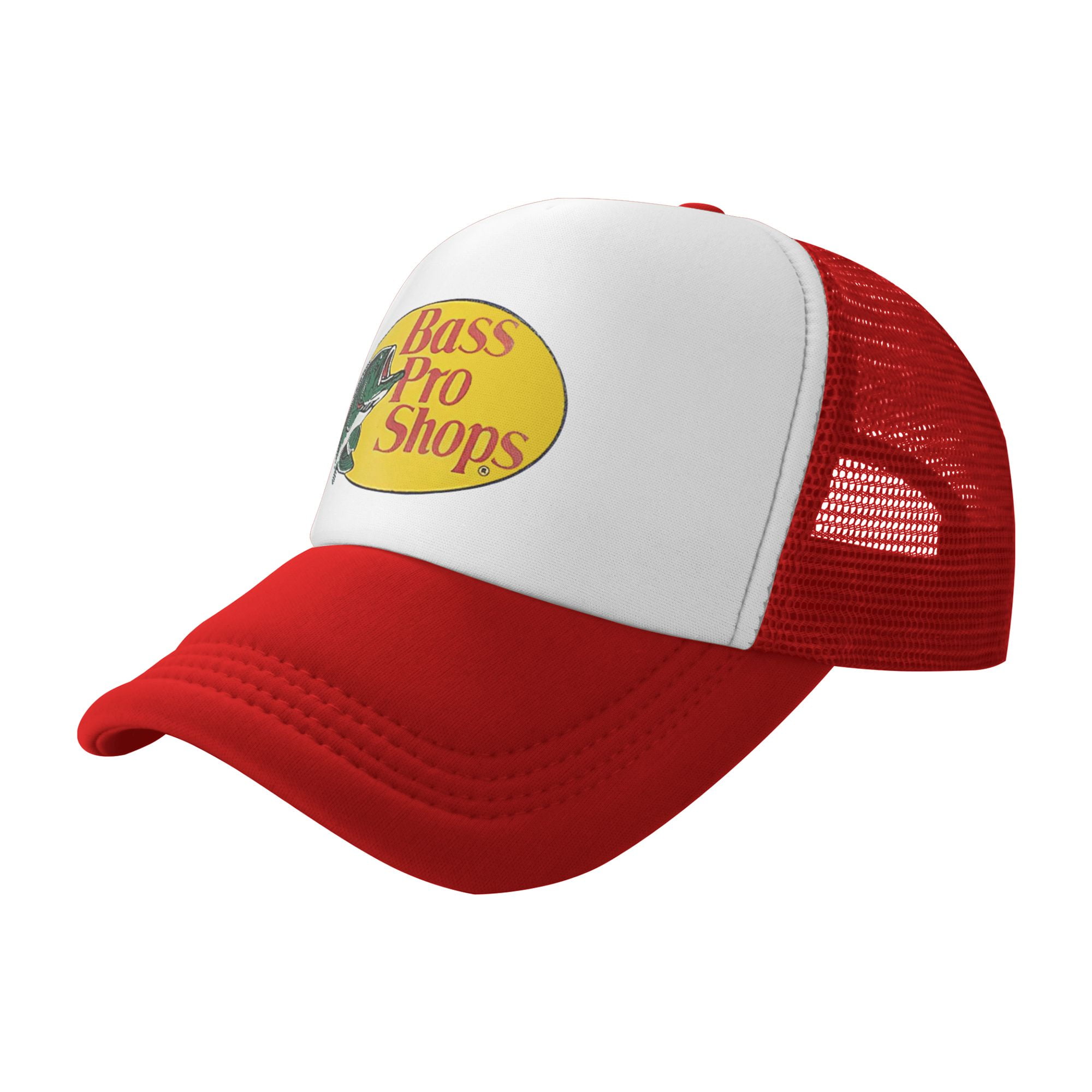Click here for Mryumi Bass Pro Shop Trucker Hats Red One Size Adj... prices