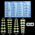 3D Carving Flower Nails Art Mold Silicone Template for Crafting Floral ...