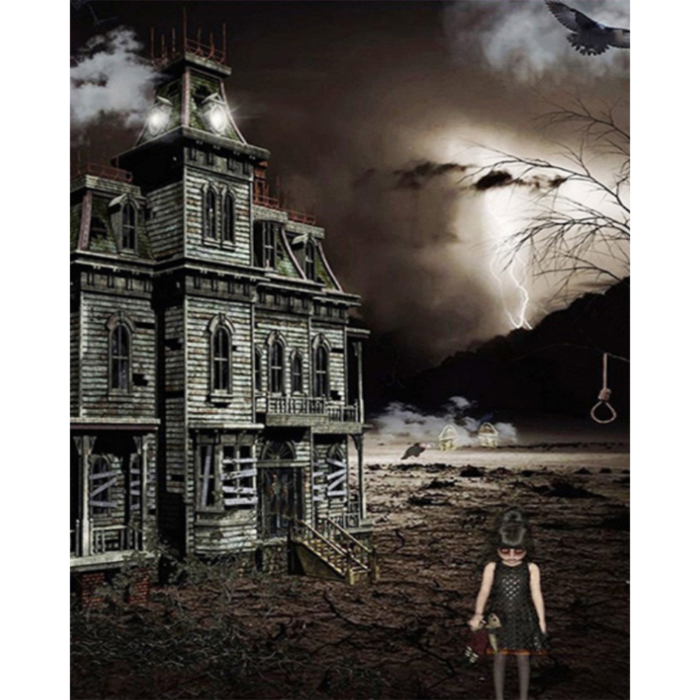 rudenlos DIY Oil Paint by Numbers Horror Movie Acrylic Drawing Coloring ...