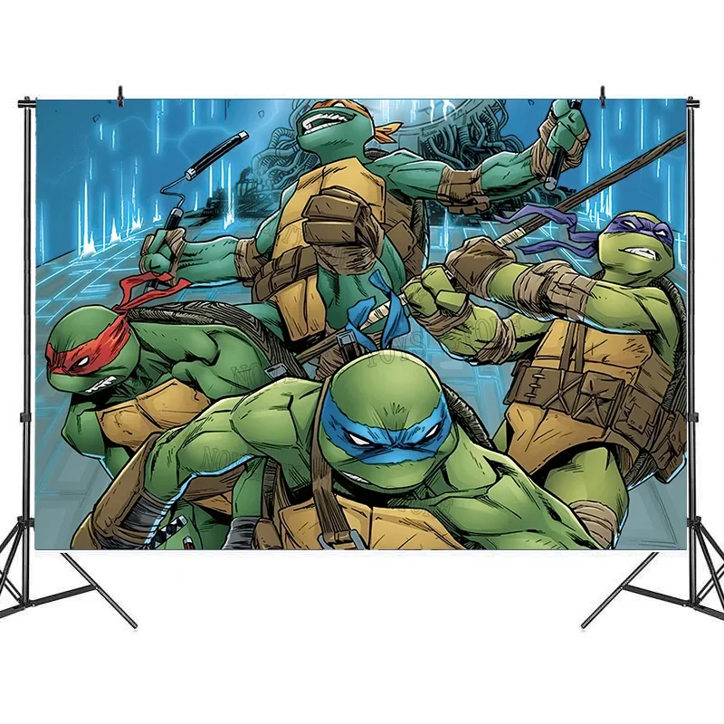 Ninja Turtles Background Upright
