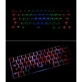61 Keys bluetooth Wired Dual Mode 60% RGB Mechanical Gaming Keyboard ...