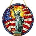 Independence Day Statue Of Liberty Flag Acrylic 2D Pendant, Colorful ...