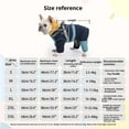 Dog Winter Coat with Reflective Jacket 4 Legs, Cold Weather Costume for ...