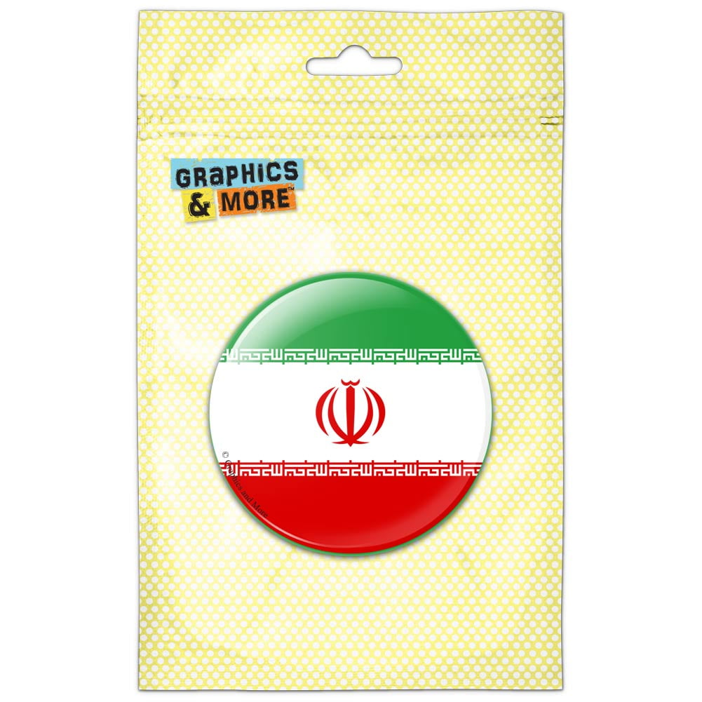 Iran National Country Flag Refrigerator Button Magnet - Walmart.com