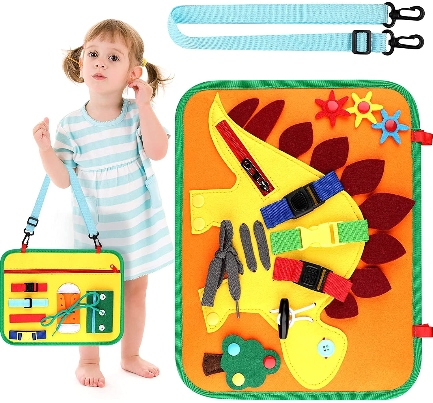 Busy Board Montessori Toys For Toddlers Kids Sensory Busy Board For busy-board-montessori-toys-for-toddlers-kids-sensory-busy-board-for