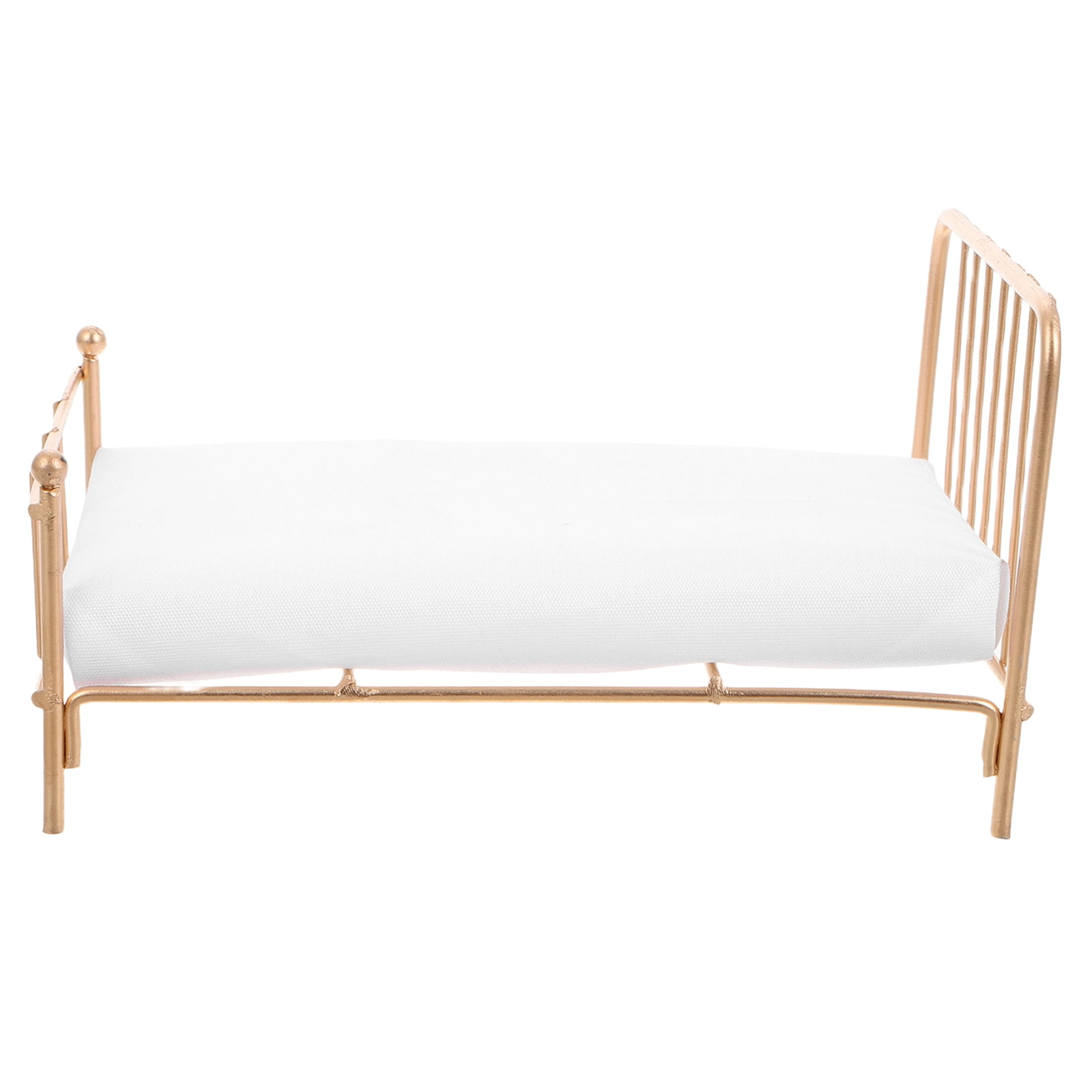 Click here for Shisuyan Dollhouse Metal Bed With Mattress Doll Ho... prices