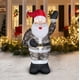 Airblown Inflatable Santa in Camo 7ft tall by Gemmy Industries ...