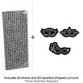 Big Dot of Happiness Masquerade - Paper Straw Decor - Carnival Mask ...