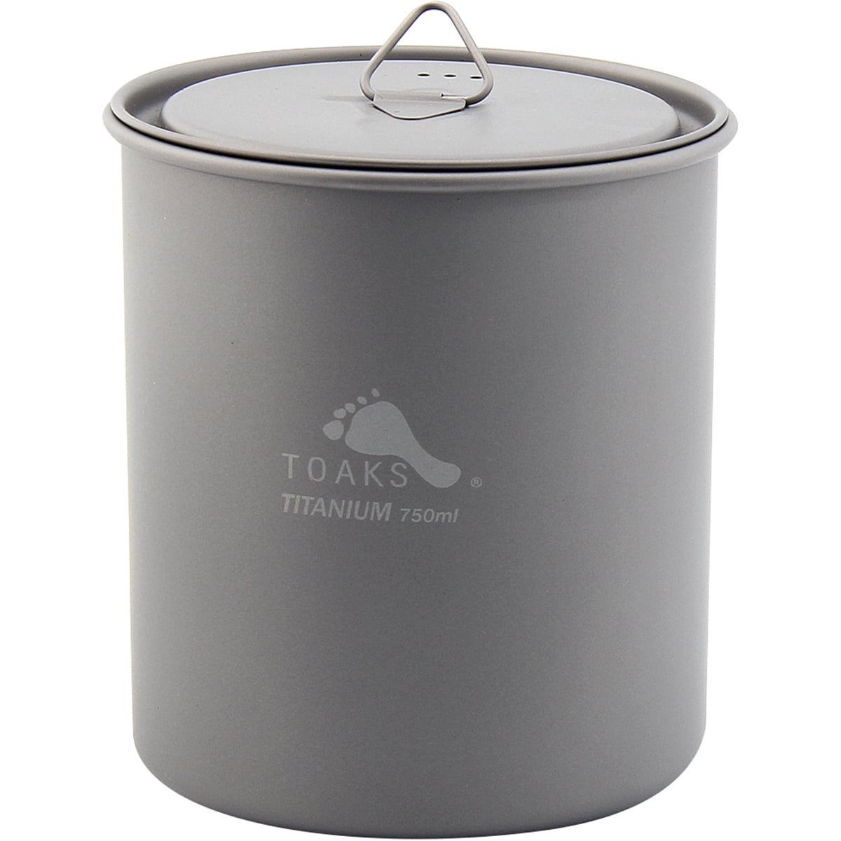 TOAKS Titanium 750ml Outdoor Camping Cook Pot without Handle POT-750-NH ...
