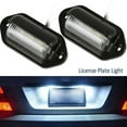 2Pcs 6 LED License Plate Light for Truck SUV Trailer, 12V-24V White ...