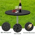 2 Pack Grey Square Fitted Elastic Tablecloth For 34x34 Inch Folding ...