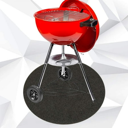 Fire Pit Mat, Round Stove Fire Mat, Retardant Oil Heat Resistant Ember ...