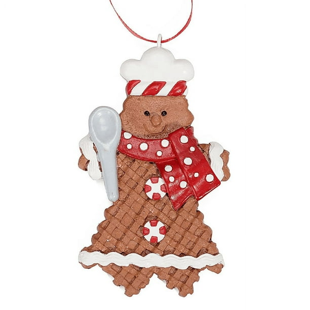 SHAR Small Gingerbread Man Hanging Sculpture Personalized Gift for ...