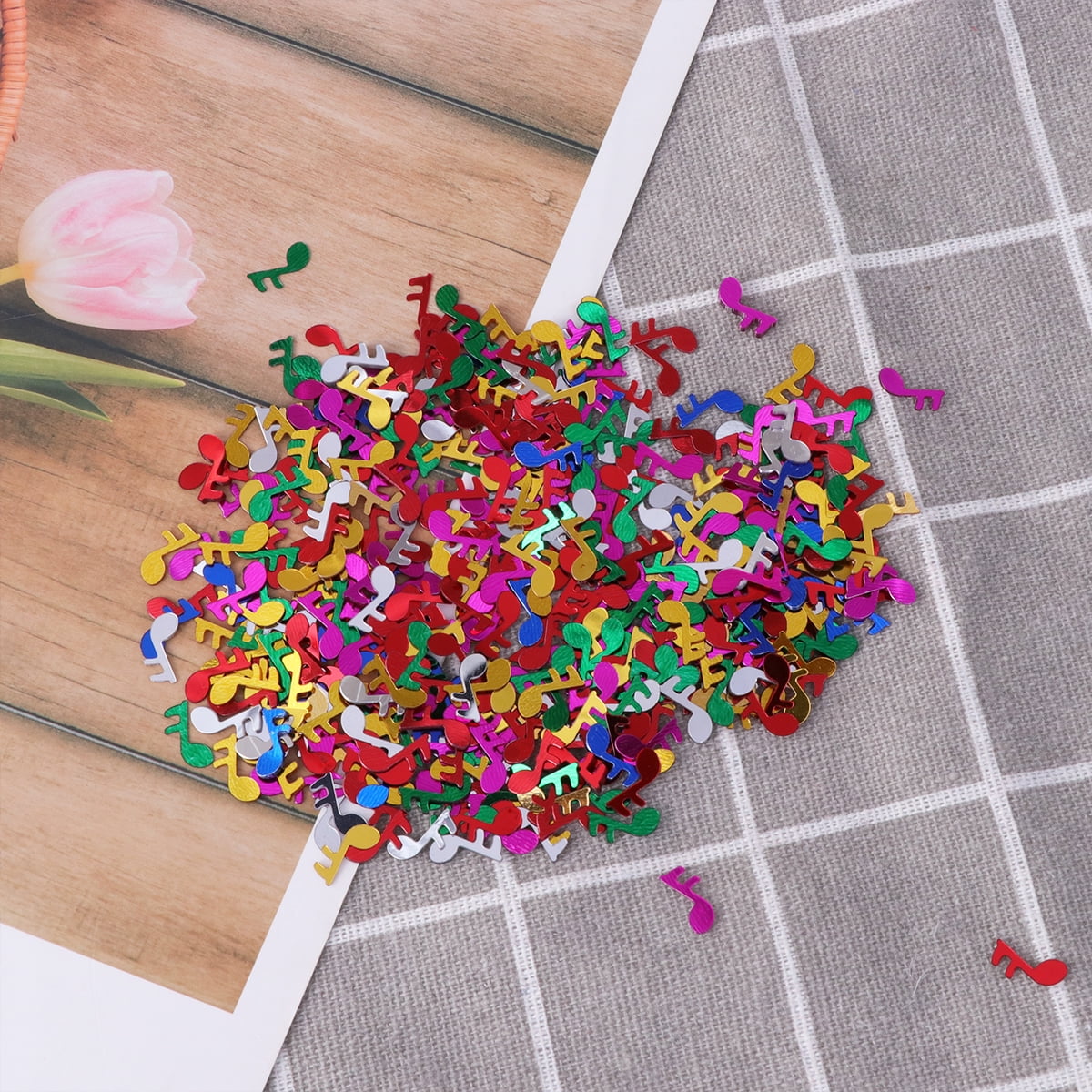 Frcolor 1 Pack 15g Musical Note Confetti Table Confetti Decoration ...