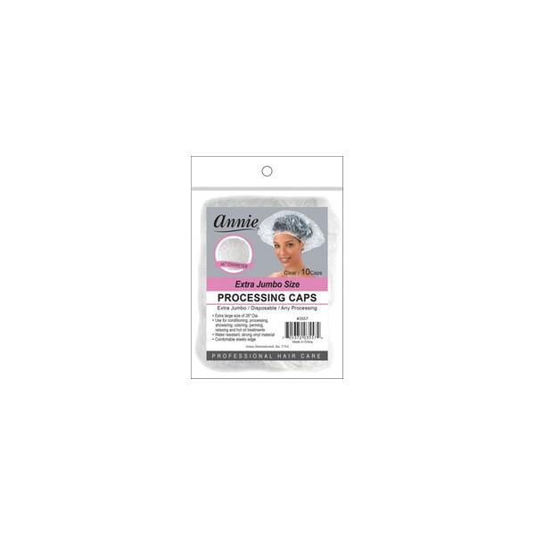 Annie Extra Jumbo Size Processing Caps Clear 10/PK - Walmart.com