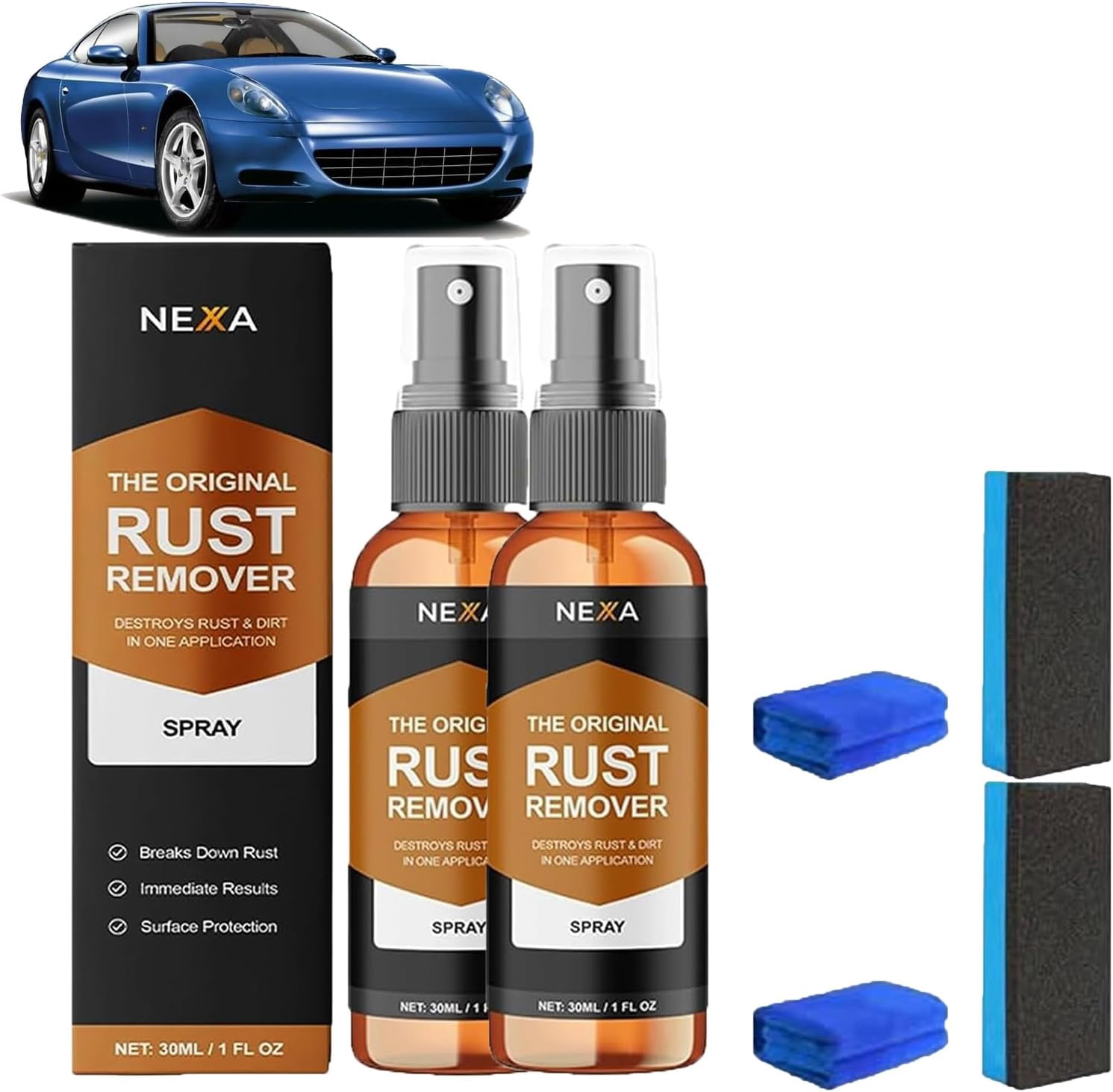 Nexa Rust Remover Spray, Nexa Spray, Rust Remover for Metal, Iron Stain ...