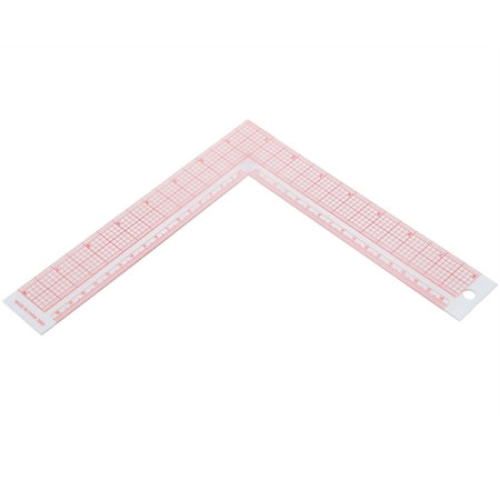Sonew Square Ruler L-Shaped Right Angle Scale PMMA PVC Measurement ...