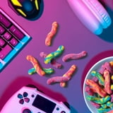 Trolli Sour Electric Crawlers 4.25 Ounce Gummy Worms with Sour Flavors ...