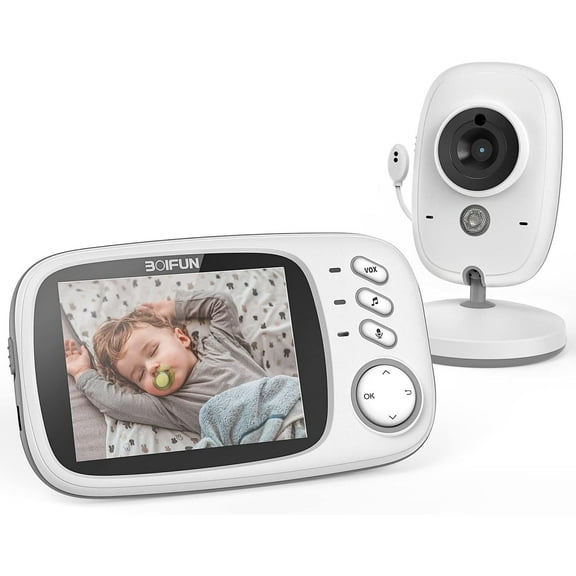 Vb603 wireless video color baby monitor high resolution baby nanny ...