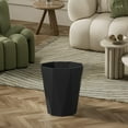 Stylish Polygon Plastic Small Trash Can Wastebasket, Garbage Container ...