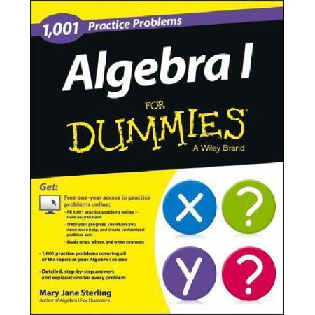 1001 Algebra I Practice Problems For Dummies - Walmart.ca