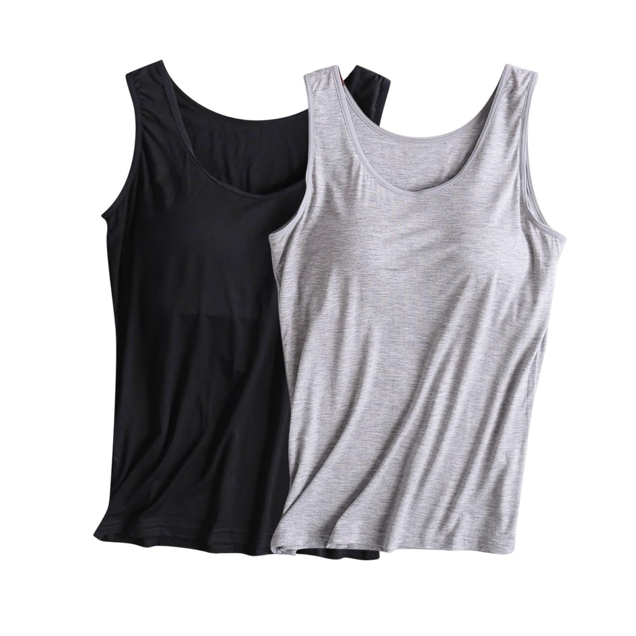 Click here for Yuyuzo 2 Pack Tank Tops For Women Plus Size Pajama... prices