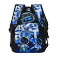 Astro Bot Backpack For Women Men Bookbag Lightweight Casual Travel ...