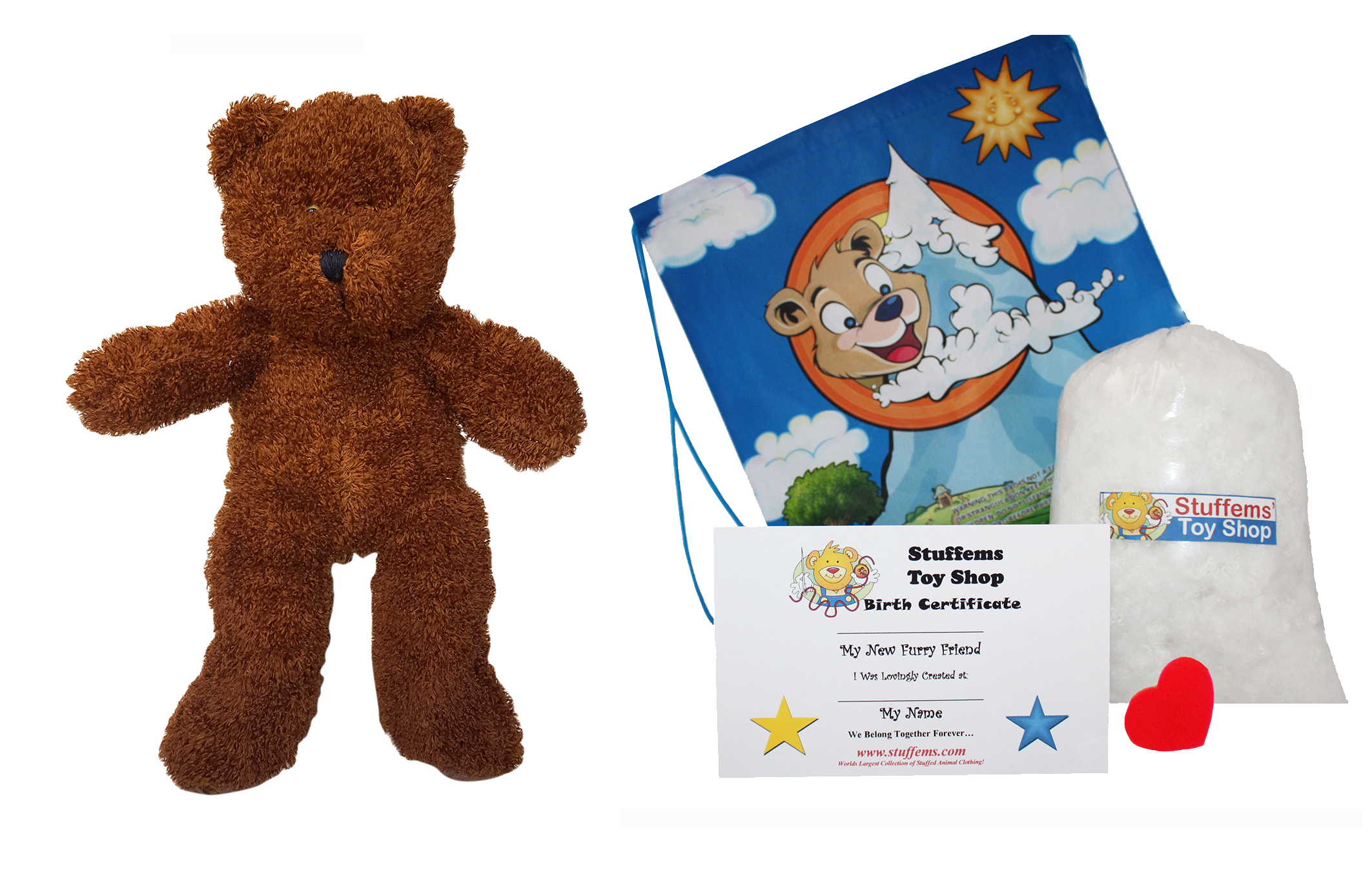 Make Your Own Stuffed Animal Cuddly Soft Cuddle Traditional Brown Bear Make Your Own Stuffed Animal Cuddly Soft Cuddle Traditional Brown Bear