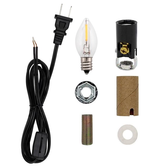 Large Ceramic Christmas Tree Wiring Kit with 3.5 watt LED Bulb ...