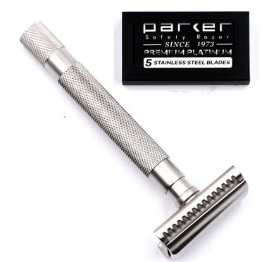 Parker Safety Razor - Version 3 Adjustable Injector Razor with ...