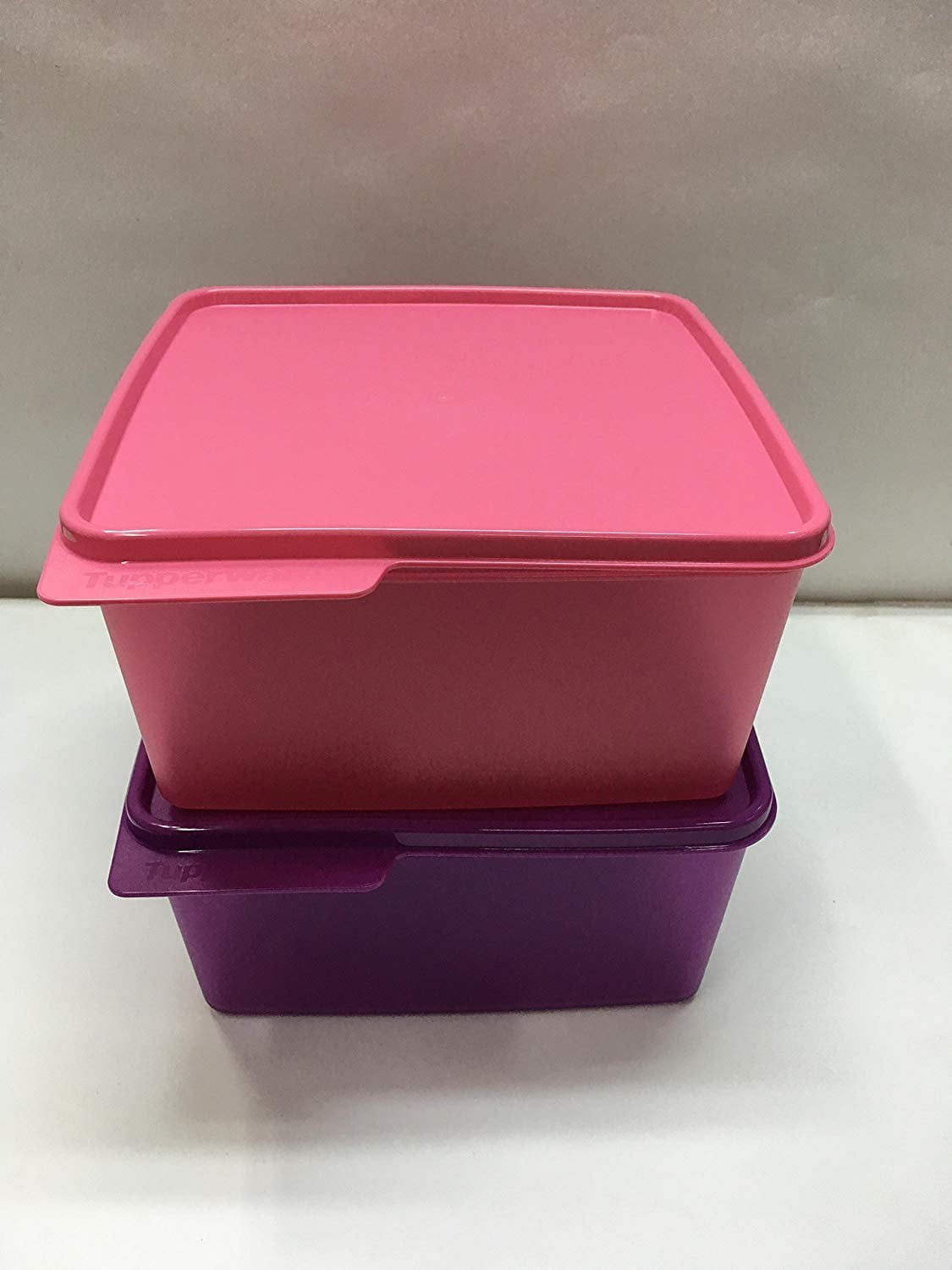 TUPP IND Tupperware Plastic Containers, 2.5 liters, (Set of 2 ...