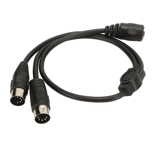 5Pin Din Female To 2 5Pin Male Cable, Waterproof 5 Cores Flexible PVC ...