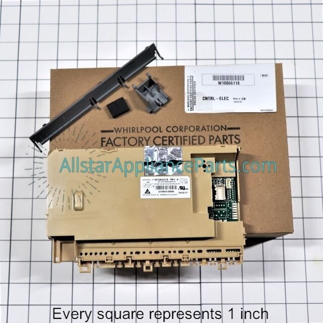 Whirlpool Dishwasher Main Control Board W10866118 - Walmart.com