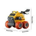 Inertial Catapult Children Play Engineering Vehicle Toy For Kids Press ...